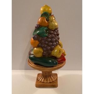 Unknown Vintage | Accents | Vintage Mcm Retro Fruit Topiary Centerpiece ...